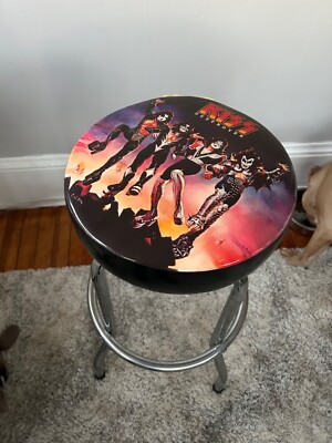 Official Kiss License Destroyer Bar Stool | eBay