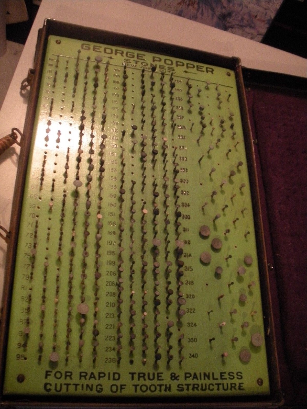 Vintage Dentist Salesman's Sample Tooth Drill Bit, Popper Stoners ...