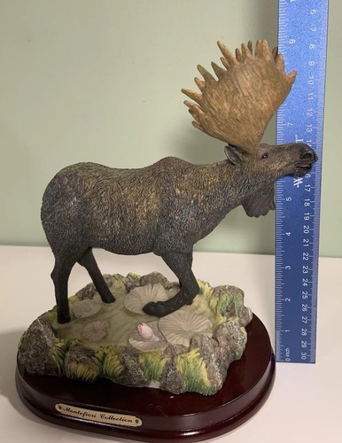 Italy "Montefiori Collection" Desktop Moose Statue/ Figurine 9” Decor ...
