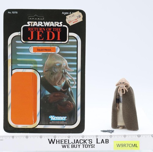 Squid Head 100% Complete 65 Back-A Star Wars ROTJ 1983 Kenner Figure NO ...