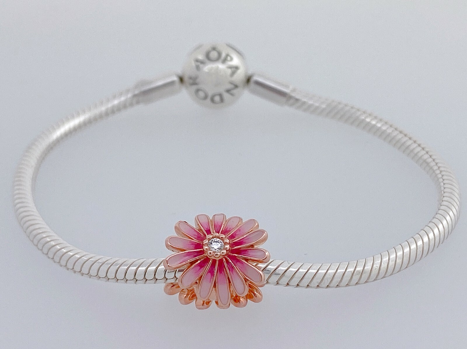 Authentic PANDORA Rose Charmpink Daisy Flower Charm #788775c01 Holiday ...