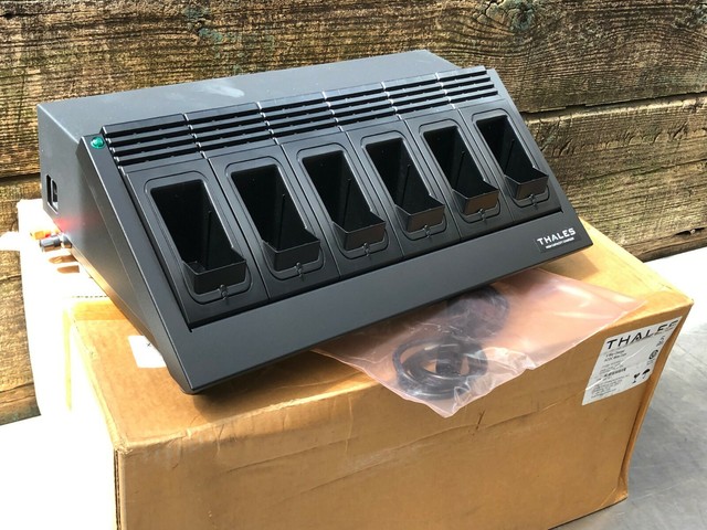 Buy Thales 1600580-1 Military Radio 6 Bay Battery Charger MBITR Prc6991 ...