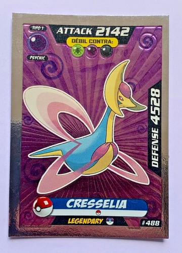 POKEMON TCG 3R V2 #488 CRESSELIA Card PERU 2018 South America Edition ...