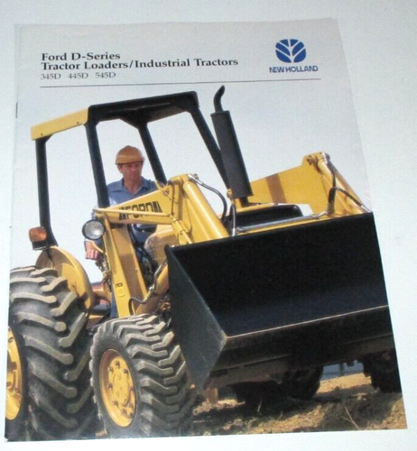Ford New Holland 345D 445D 545D Tractor & Loader Sales Brochure ...
