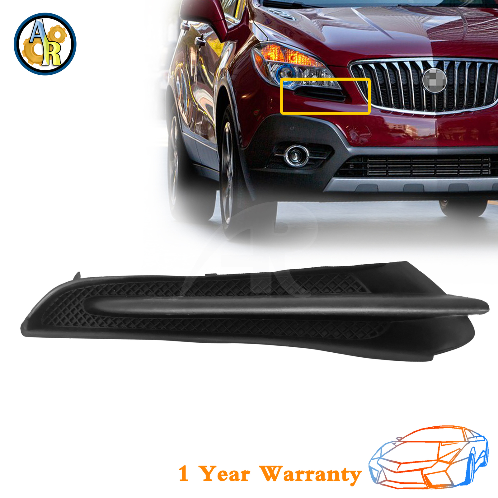 Front Bumper Trim-Finish Molding Right For 2013-2016 Buick Encore ...
