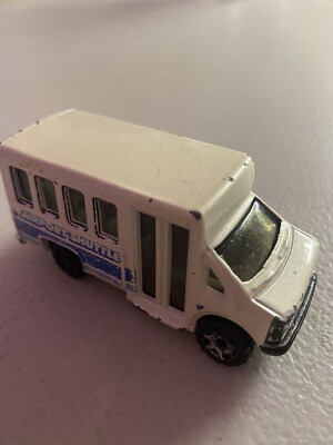 Matchbox Airport Shuttle - Vintage 1998 Chevy Chevrolet Transport Bus ...