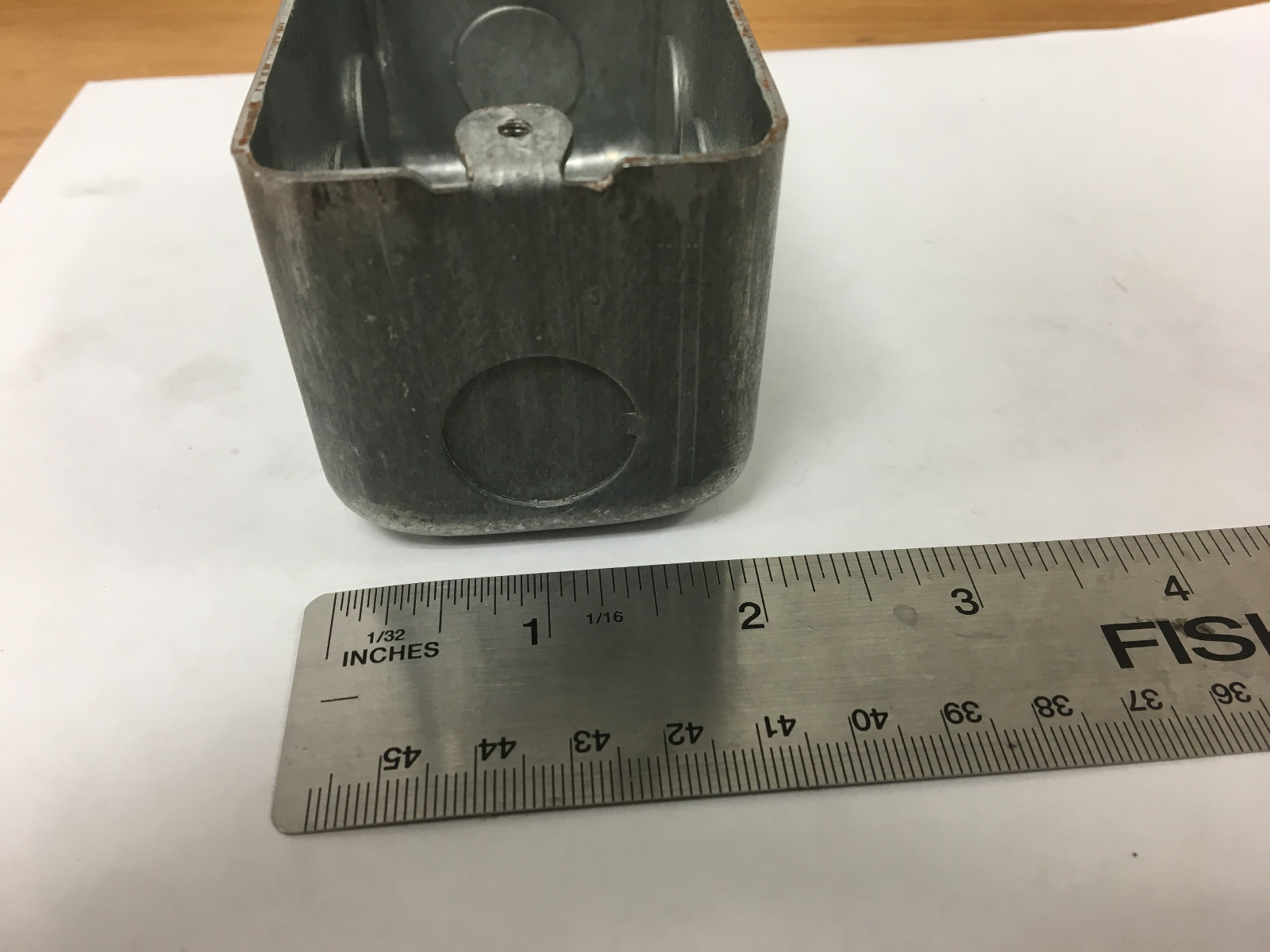 Steel City 58371 1/2 Electrical Box, Steel, 4" x 2-1/ 8" x 2-1/8" | eBay