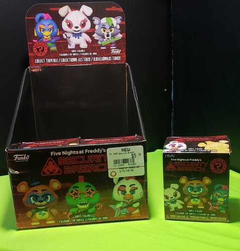 Five Nights at Freddy's Security Breach Mystery Minis EMPTY DISPLAY ...