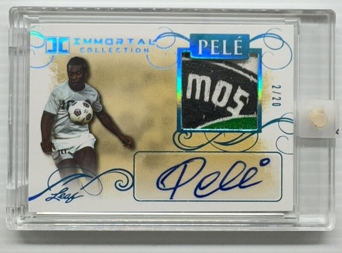2016 Leaf Immortal Collection Pele Game Used Patch Auto Autograph #2/20 ...