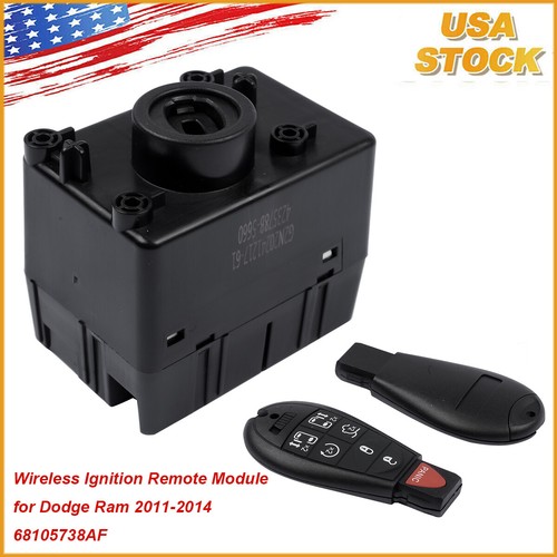 Wireless Ignition Node Remote Start Module w/ Key for Dodge Ram ...