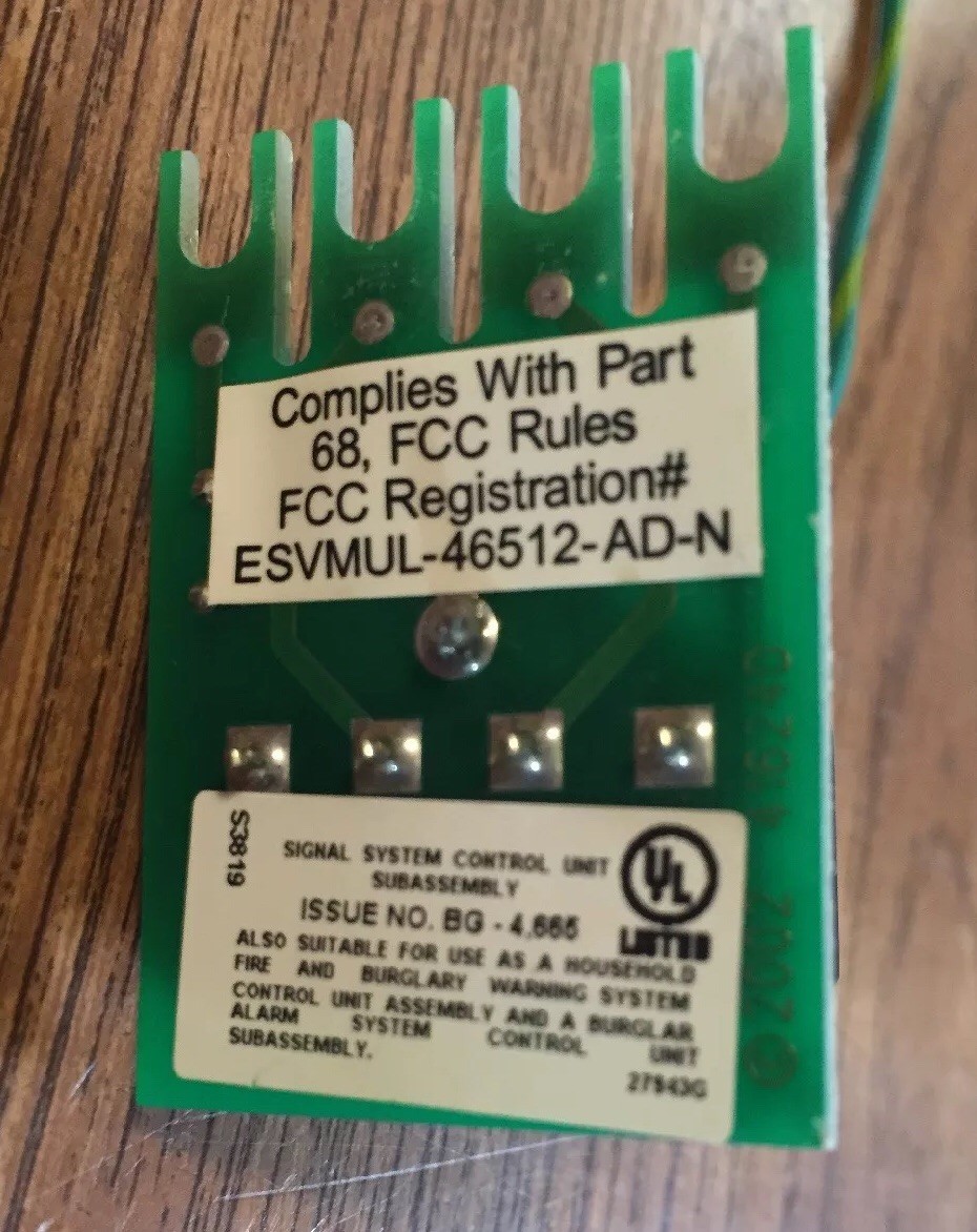 Bosch Radionics 41624D Fire Alarm Card | eBay