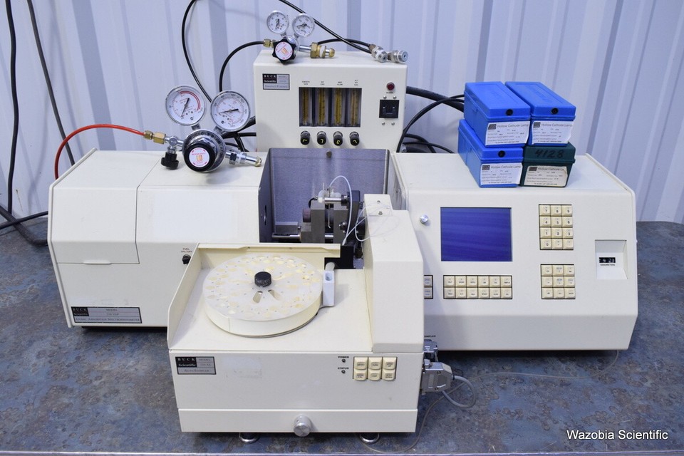 BUCK SCIENTIFIC 210 VGP AAS ATOMIC ABSORPTION SPECTROPHOTOMETER 220-AS ...