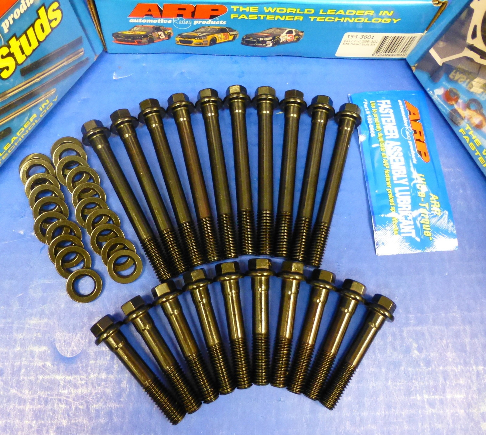 ARP 154-3601 Ford Small Block Cylinder Head Bolt Kit Hex 6 point 289 ...