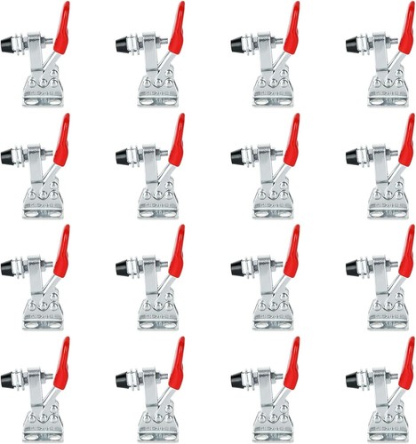 16 Pack Toggle Clamp, Small Toggle Clamps 60Lb Holding Capacity 201-L ...