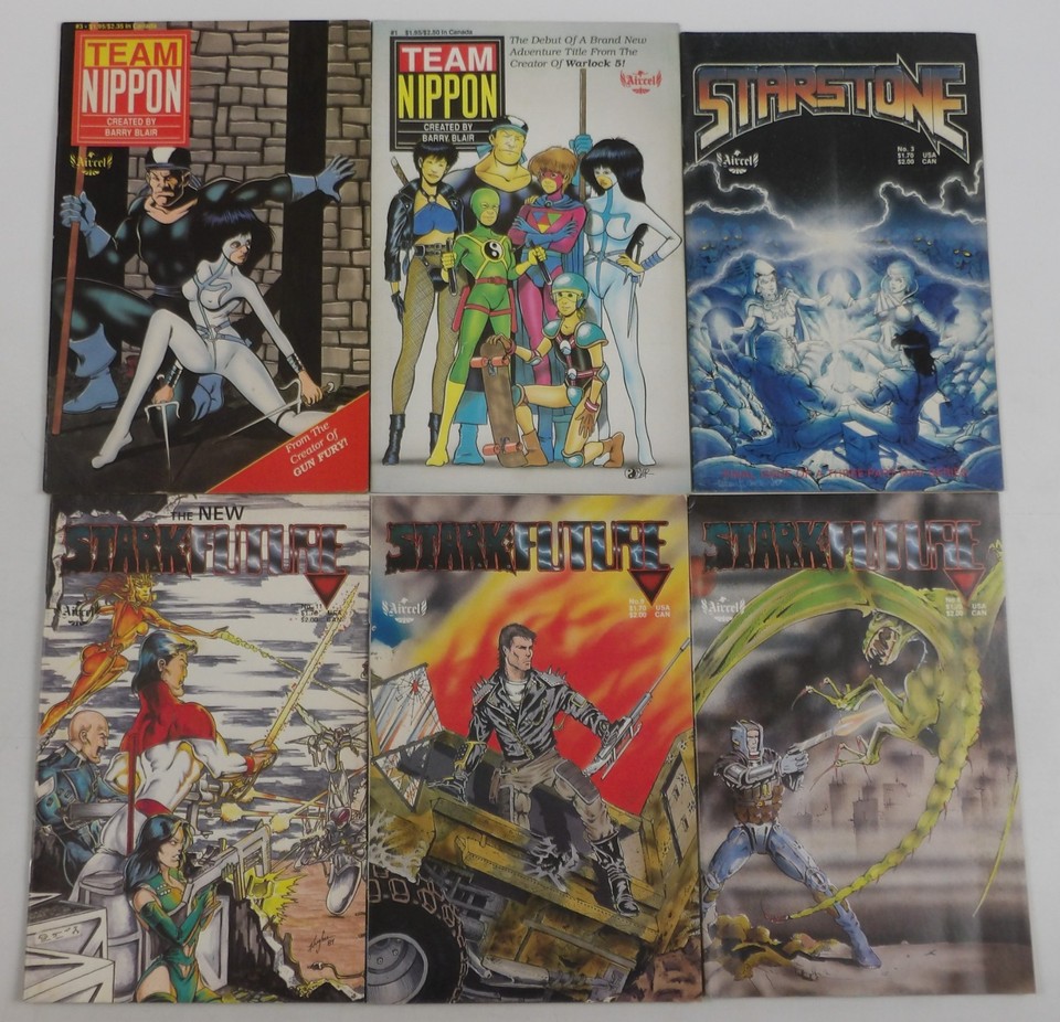 Lot of 62 Aircel Comic Books - Barry Blair Dale Keown - Elflord Samurai ...