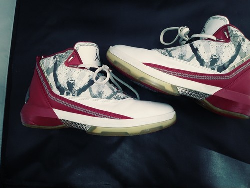 NIKE AIR JORDAN 22 (XX2) “OMEGA GRAPHIC” RED/WHT/GRY SZ 6 (315299-162 ...