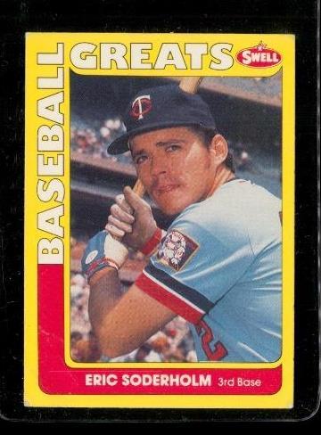 Vintage 1990 PHILA CMC SWELL GREATS Baseball Card #85 ERIC SODERHOLM ...