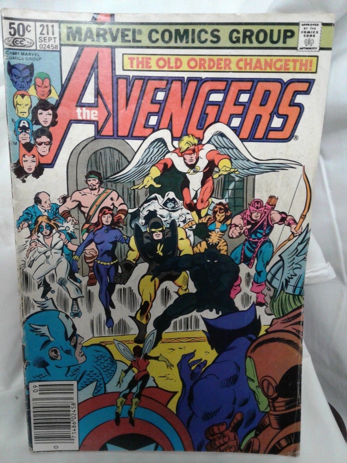 MARVEL COMICS 1981 THE AVENGERS THE OLD ORDER CHANGETH #211 SEPT 81 | eBay