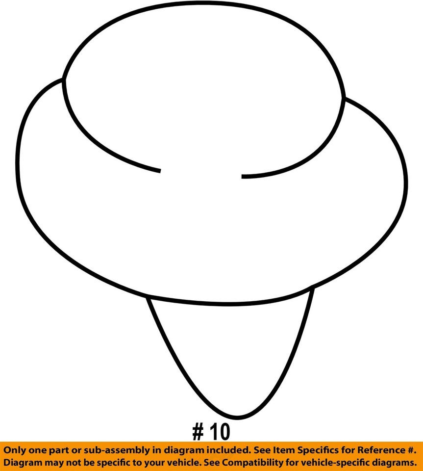 BMW OEM 01-05 325i Interior-Kick Panel Clip 51498123832 | eBay