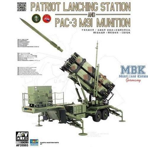 AFV Club 1:35 35S93 M901 Launching Stn and MIM-104F PATRIOT Model ...