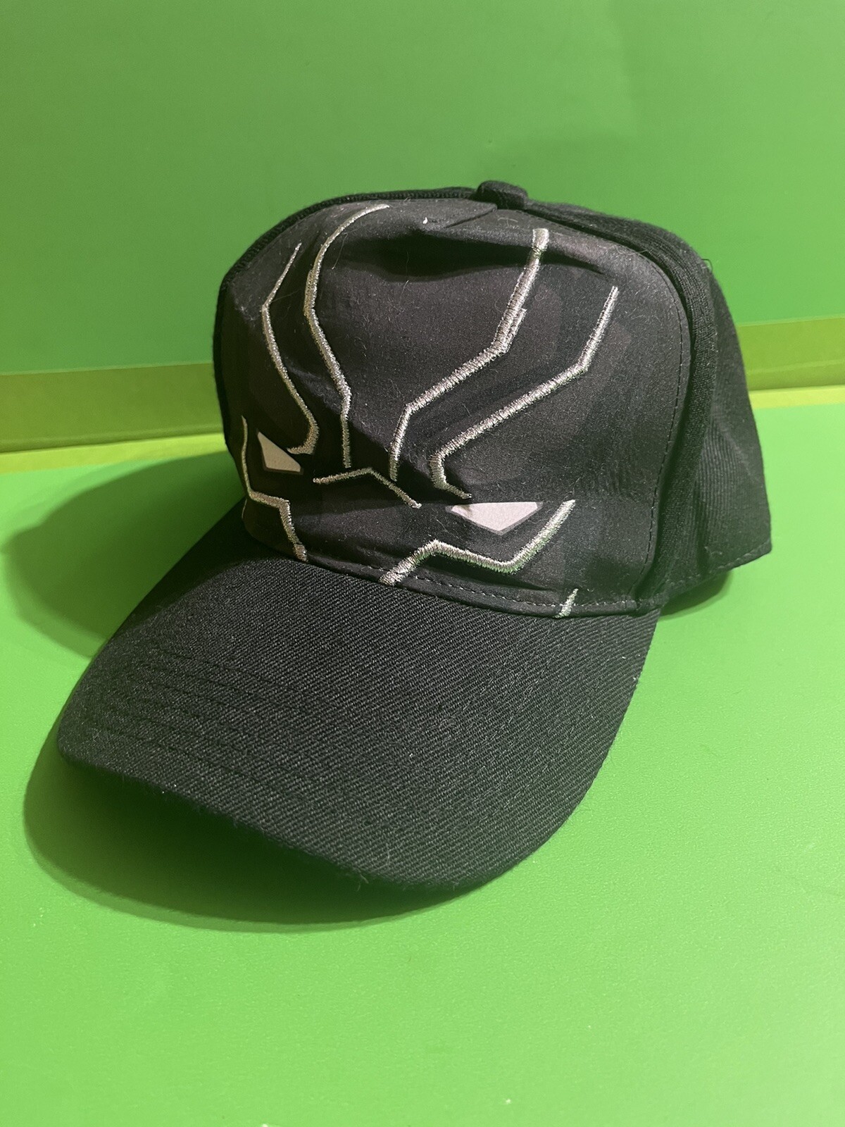 Marvel Black Panther Hat Snapback Black Embroidery | eBay