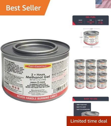 American-Made Methanol Cooking Fuel Cans - Perfect for Catering Events ...