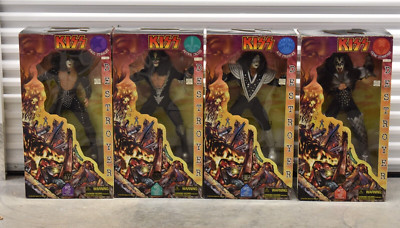 Set of All 4 ~ KISS 1998 Destroyer Limited Edition 24" Action Figure ...