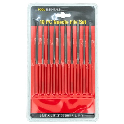 Tool Essentials 10PC Needle File Set, Assorted Cuts and Styles | eBay
