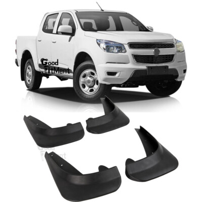 For Holden Colorado RG Black 4x Splash Guards Mud Flaps Mudguards Front ...