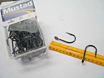 Mustad 9510 XXXC 8/0 Open Eye Fish Hooks 100 Count | eBay