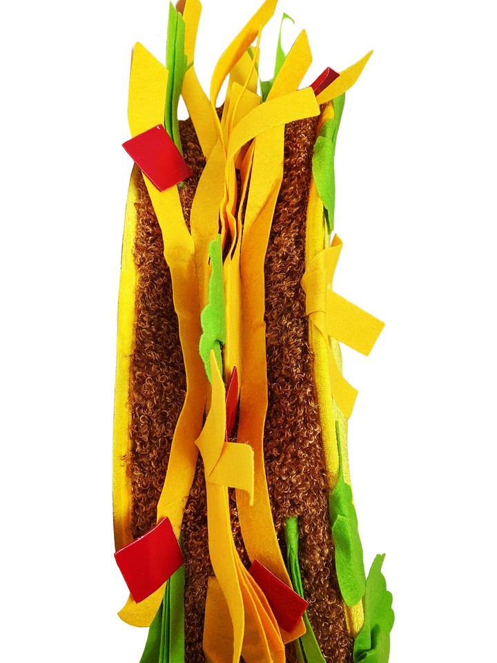 Taco Hat Mexican Food Fiesta Party Costume Cap Mexico Spanish Halloween ...