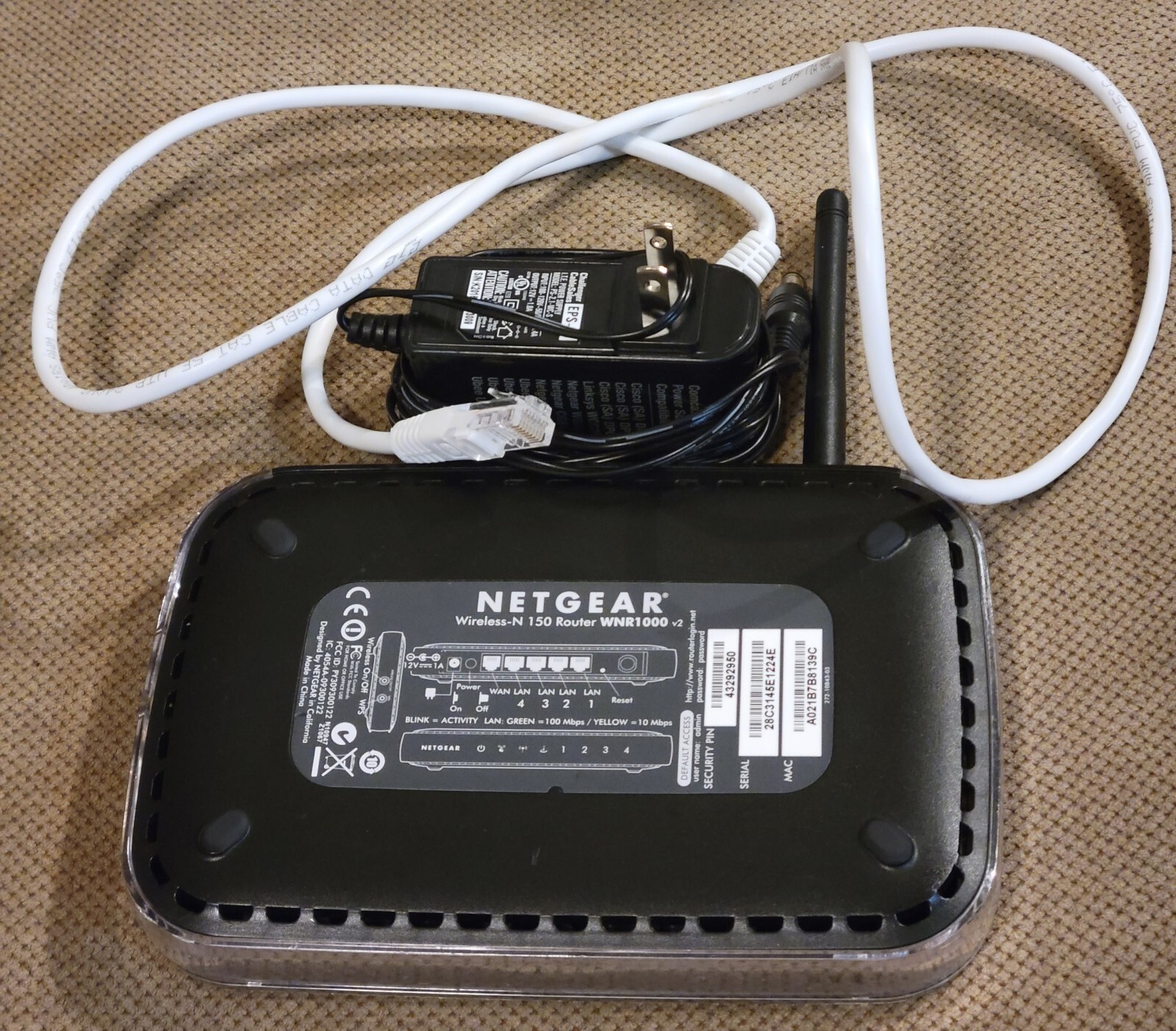 Netgear Wireless N 150 Router WNR1000 v2 Works Great | eBay
