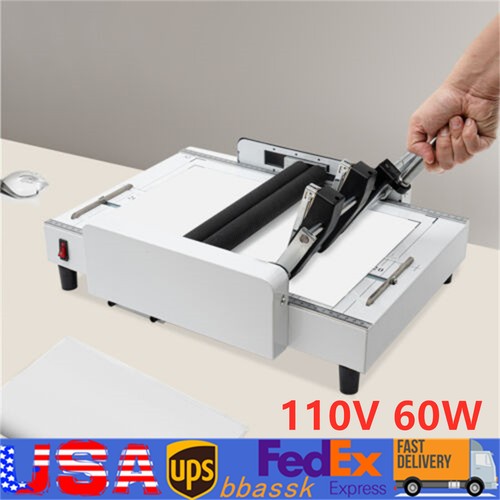 A3 Booklet Folding Binding Machine Paper Stapling Making Book Stapler ...