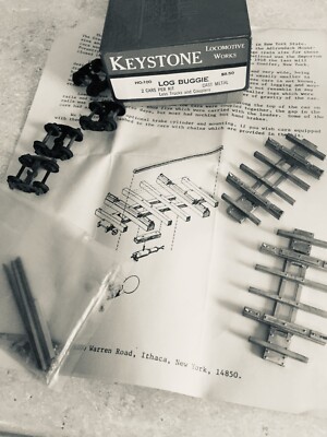 Keystone Locomotive Works Log Buggie HO-100 (3 cars) | eBay