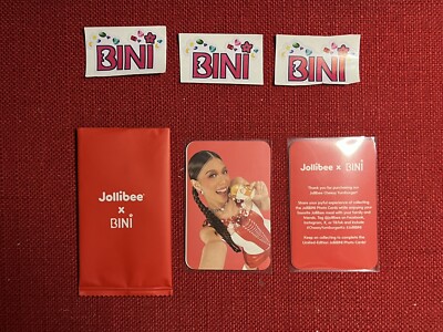 OFFICIAL BINI STACEY BURGER JOLLIBEE EXCLUSIVE JOLLIBINI PHOTOCARD (US ...