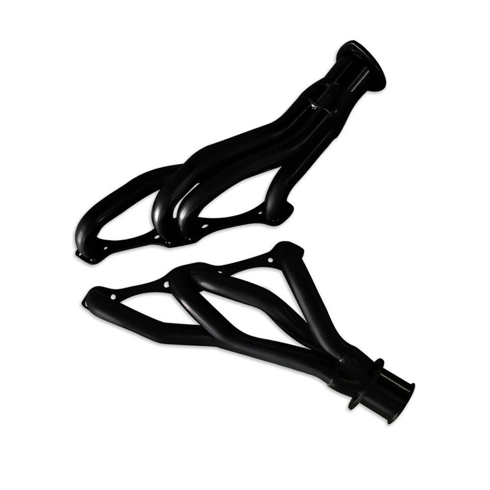 For Chevy SBC 265 305 400 V8 A/F/G Body Black Painted Mid Length ...