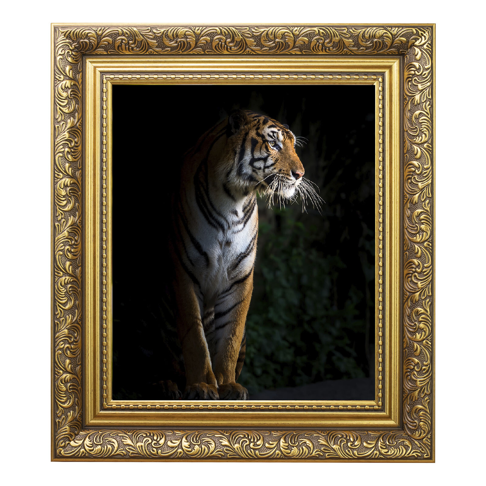 Ornate Photo Frame Traditional Dahlia Gold & Silver Picture Antique Art ...