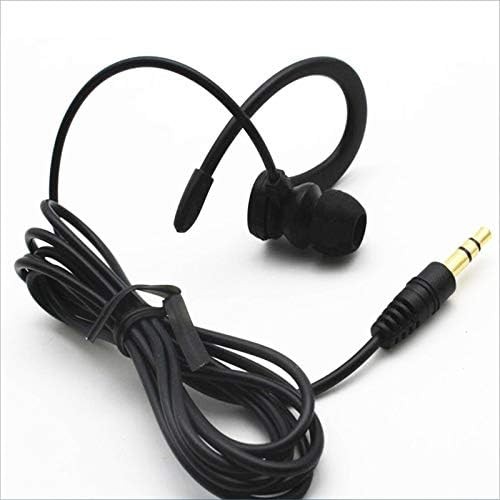 Single Side Earbud Headphones Stereo in-Ear Earphone Removable Hook ...