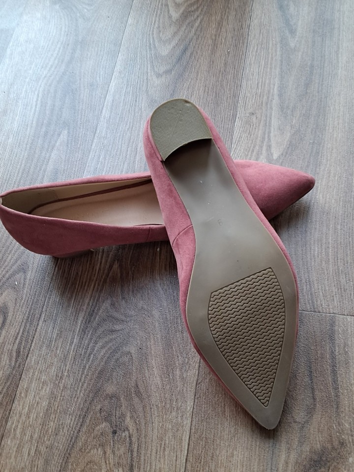 Suedette Pointed shoes Size 9 with small heel. BNWOT JD Williams | eBay UK