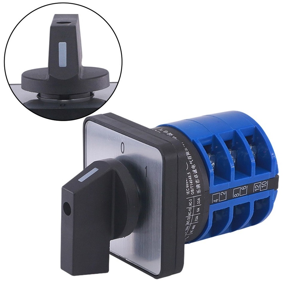 Changeover Rotary Cam Switch 2 Positions 4 Terminals for LW2632 C063 ...