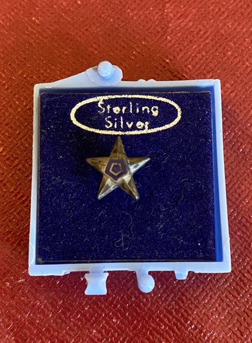 Vintage US Military Army Pentagon On Star Sterling Silver Pin Badge | eBay