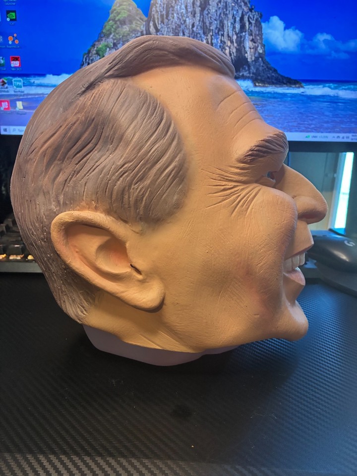 2006 George Bush Disguise Rubber Mask Halloween Political Costume Prop ...