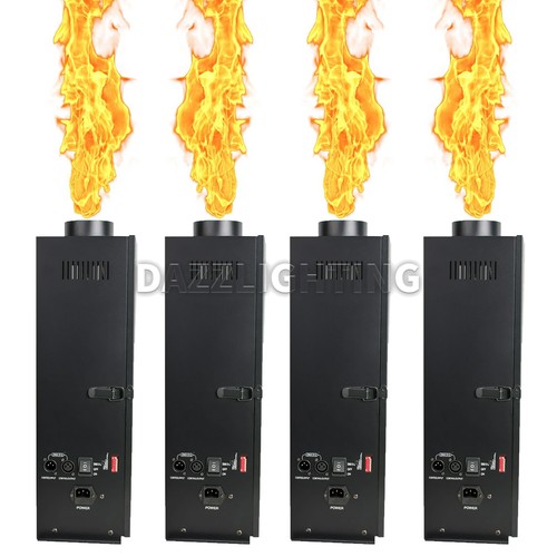 PAIDUN 4PCS Fire Machine DMX512 Flame Stage Effect Flamethrower Music ...