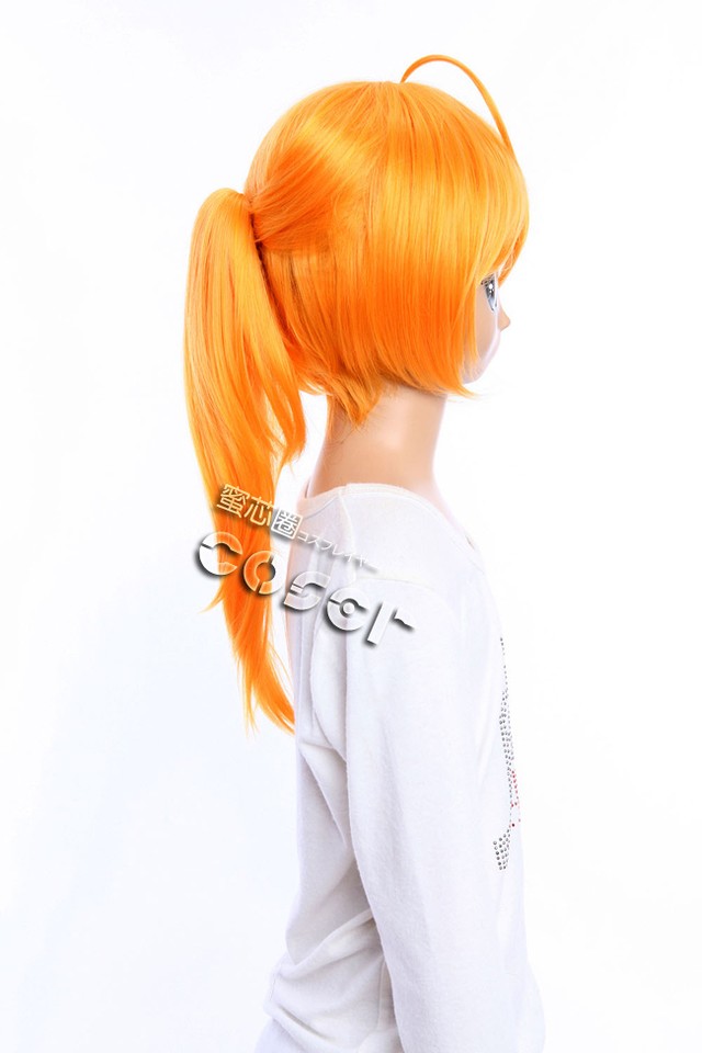W-353 Mayo Chiki Subaru Konoe orange 50cm Zopf Cosplay Perücke Wig ...