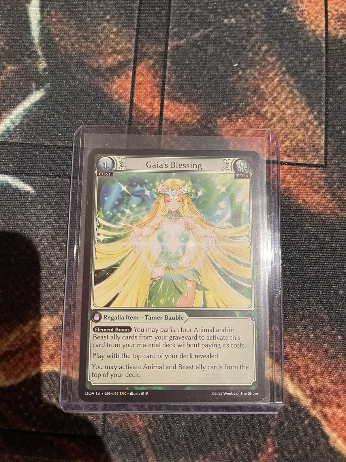 Grand Archive Gaia’s blessing UR kickstarter non-foil | eBay
