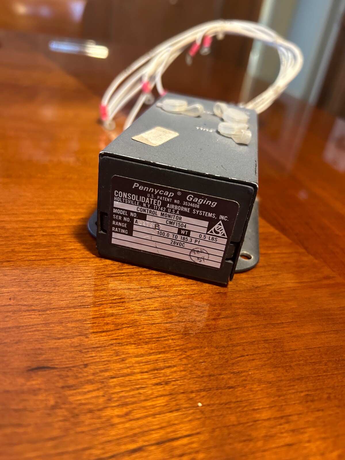 Bendix Consolidated Fuel Control Quantity Monitor CMF1504 CMF 1504 ...