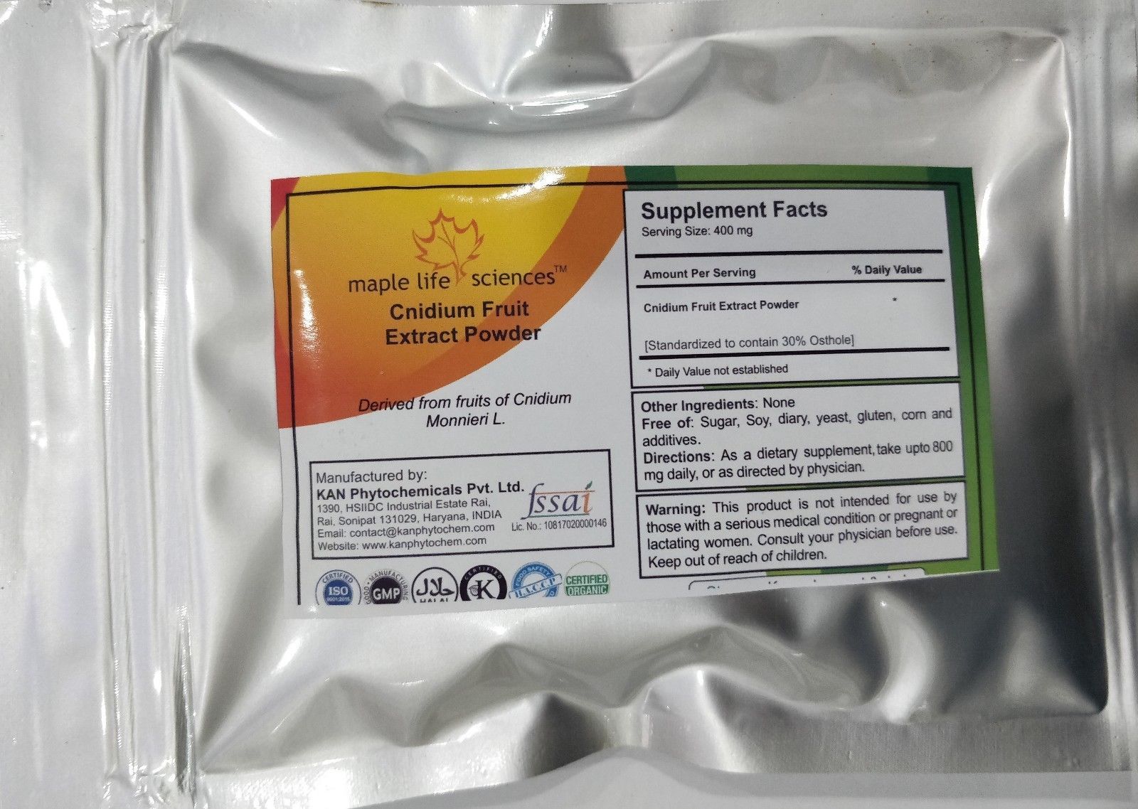 Cnidium Fruit Extract Powder Cnidium Monnieri L. 30% Osthole Pure ...