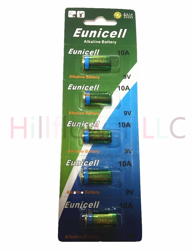 50 pcs 10A A10 L022 G10A MN10 Card 9V Remote Alkaline Battery | eBay