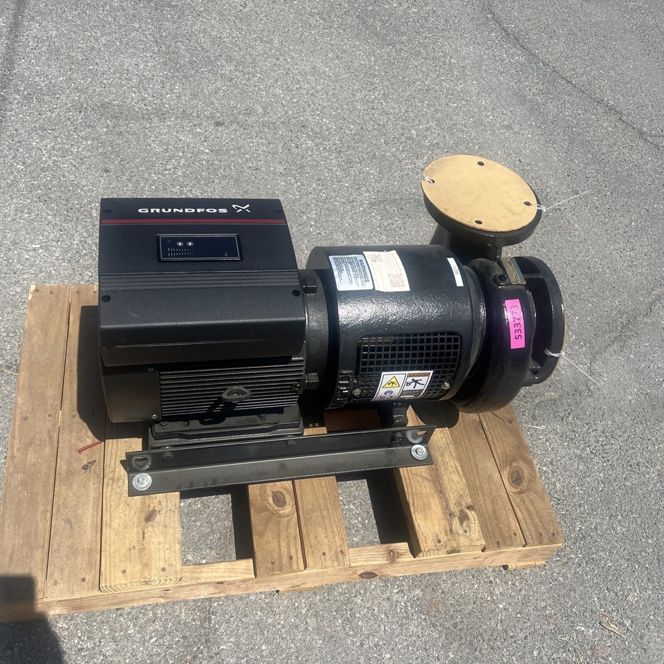 Grundfos Paco 40707-4P-7.5hp LCSE 7.5hp Split Coupled End Suction Pump ...