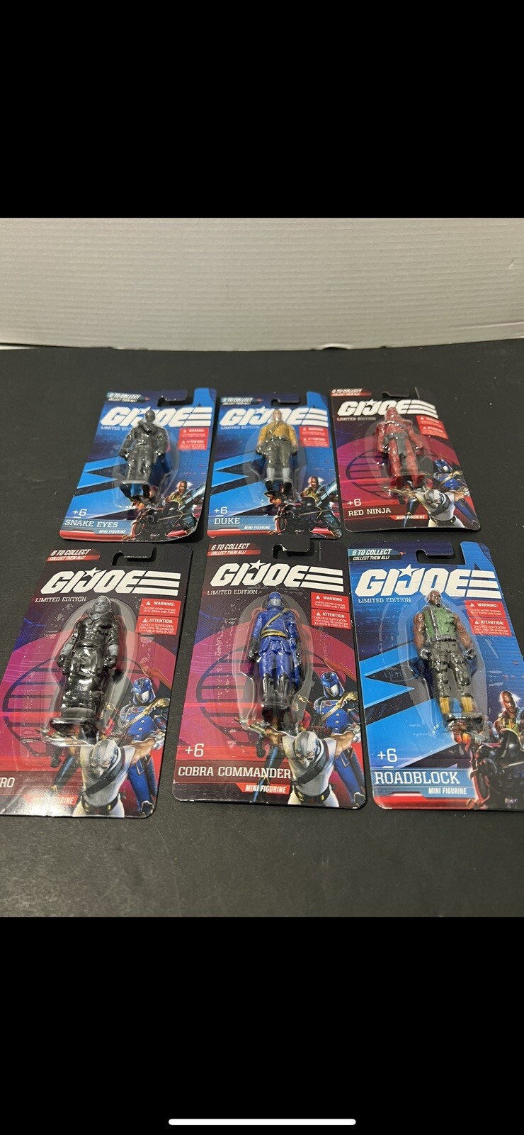 GI Joe Mini Figures Limited Edition - Set of 6 - NEW | eBay